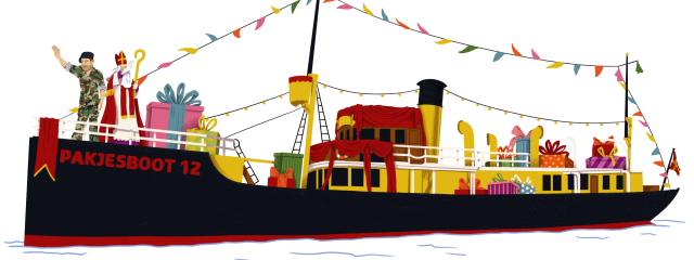 Pakjesboot 12 - Sinterklaas - Mariniersmuseum